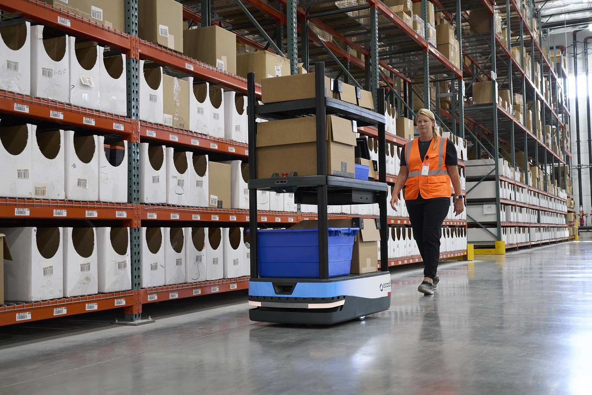 Ocado Intelligent Automation - Chuck AMR