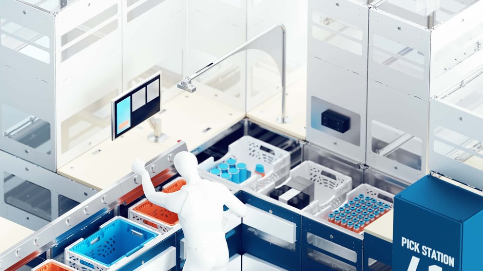 Ocado Intelligent Automation - Pick Workstation